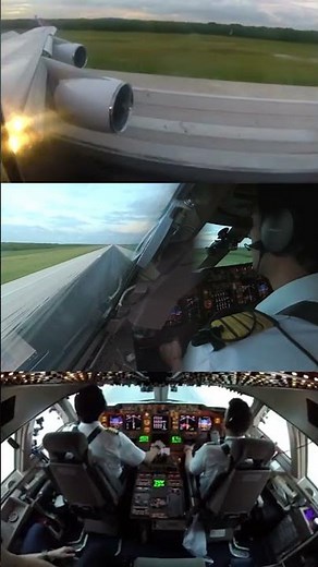✈️ LOVELY B747 Cockpit Landing after transatlantic Flight! ✈️