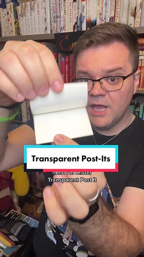 Easy Book Annotation with Transparent Post-It Notes