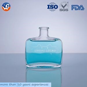 [Hot Item] 200ml Flat Diffuser Sprayer Bottle Container Luxury Custom Empty Glass Spray Perfume Bottles for Whiskey Rum Gin Tequila Vodka