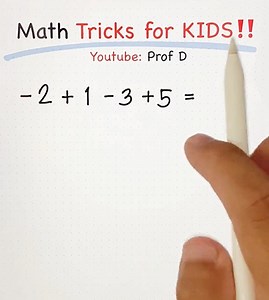 141K views · 3.1K reactions | Basic Math Tricks for Your Kids! 戮 | Prof D | Facebook