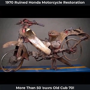 Destroyed Ruined Honda Cub full Restoration | 1970 Honda Cub 70 #restoration #motorcycle #honda #BikeRestoration #MotorcycleRestoration #rusty #Bike #RestorationVideos #ClassicBike #Vintage #VintageBike #HondaCub #Cub70 #engine #enginerestoration #HondaRestoration #repair #restore #RandomHands | Random Hands