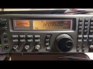 BBC World Service 12095 Khz Shortwave B18 schedules at 2125 UTC