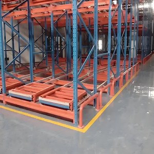 [Hot Item] Adjustable Double Deep Warehouse Steel Push Back Rack