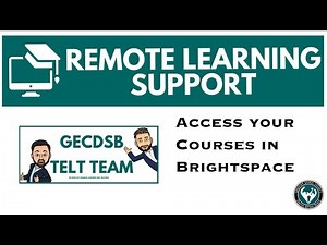 Access Your Courses in Brightspace