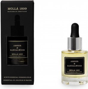 Cereria Mollà 1899 Etherische Oliën Amber & Sandalwood 30ml, 100% Puur en Natuurlijk... | bol