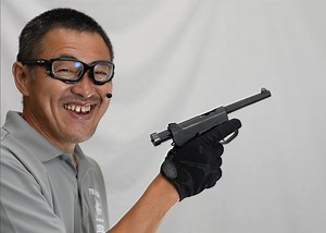 Mach Sakai With The Marushin Nambu 14 Late Model GBB Pistol