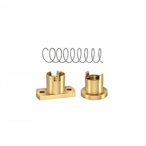 [Hot Item] Anti-Backlash Trapezoidal T8 Spring Loaded Screw Elimination Gap Nut with Brass