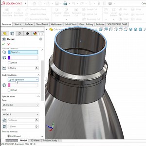 1.2K views · 53 reactions | How to apply bottle thread in solidworks Hole wizard #fbreels #viral #solidworks #followus #malviyacadsolution | Malviya CAD Solution | Facebook