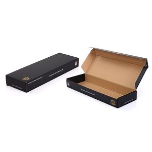 [Hot Item] Wholesale Shipping Mailer Box with Logo Self Adhesive Zipper Tear Strip Corrugated Cardboard Folding Mailing Box