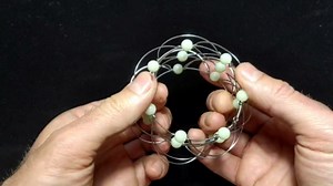 Tangle Fidget Toy - Stress Relief Toy Tangles - Sensory Toys for Autistic Children - Silent Cute Gobles Fidget Toys for Kids - Adults - Teens - Anxiety Relief Toy -Unique Handmade (Lights)